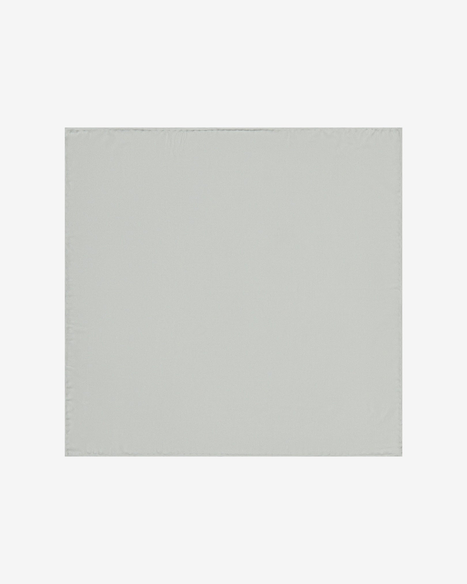 Silk Pocket Square in Silver | Soho Scarves