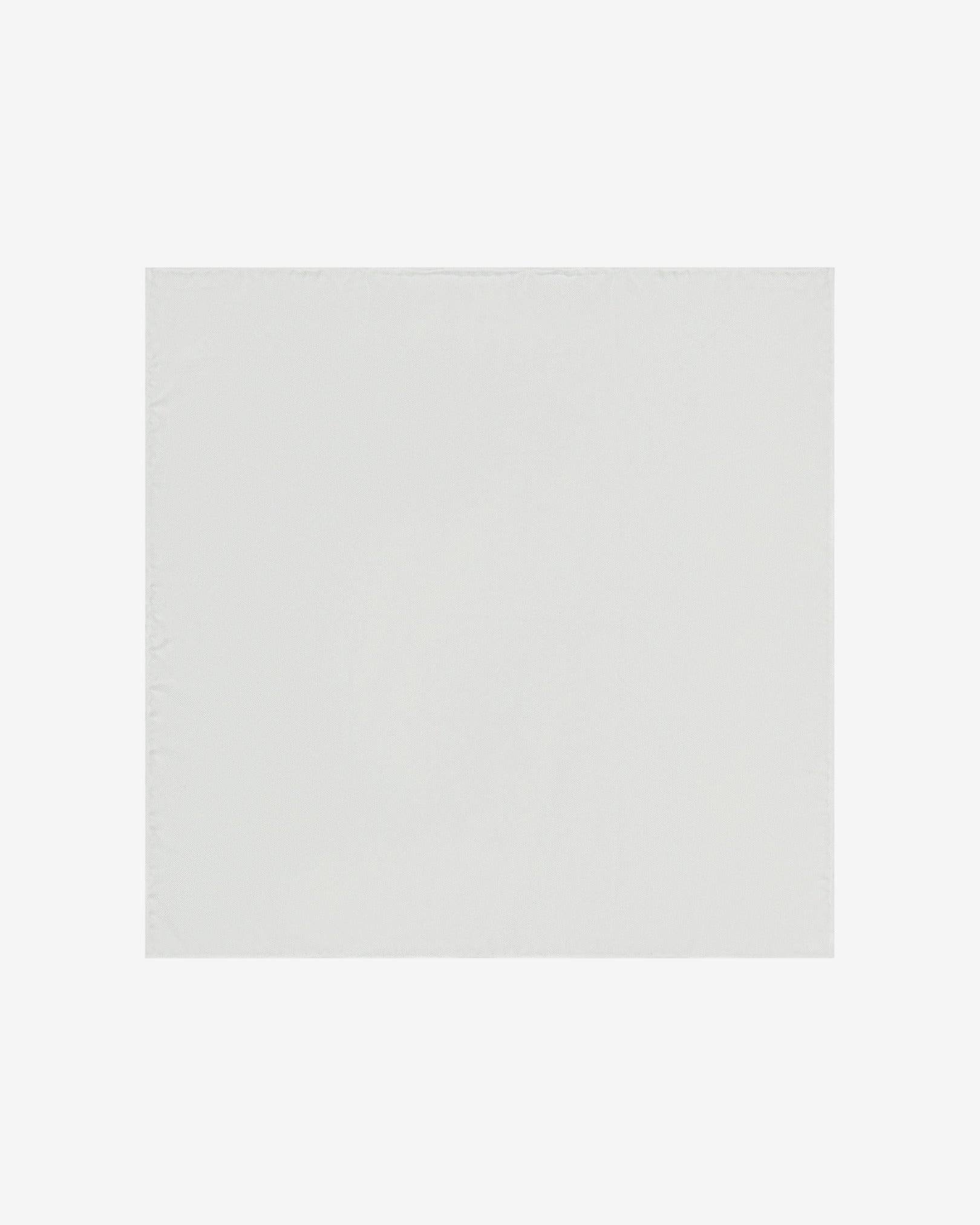 Silk Pocket Square in White | Soho Scarves